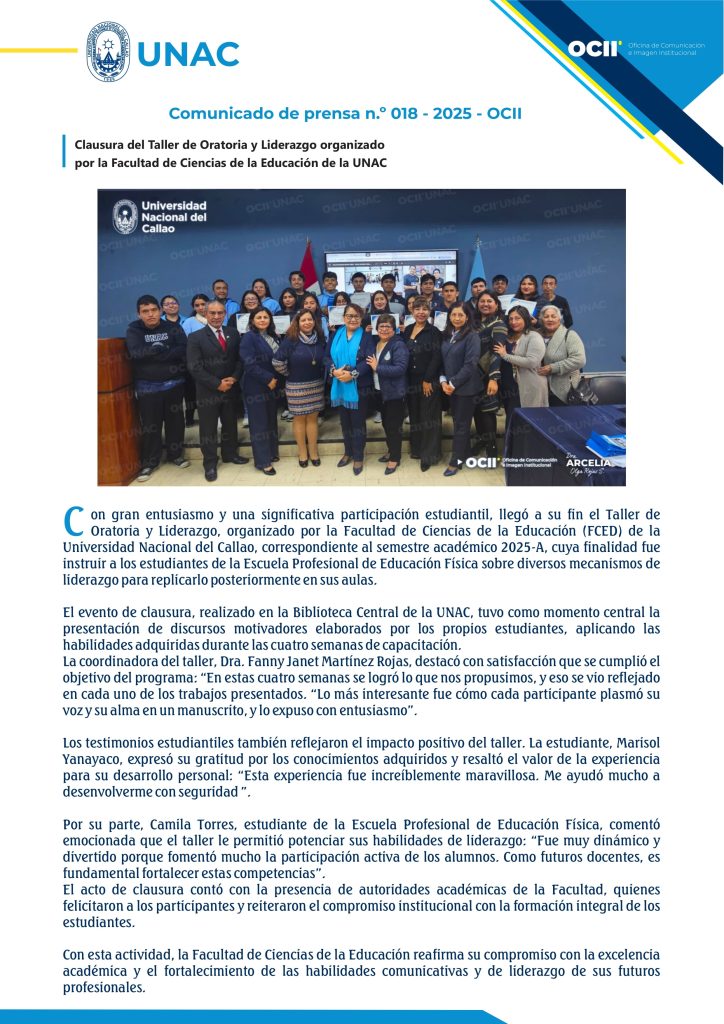 Universidad Nacional del Callao – (UNAC)